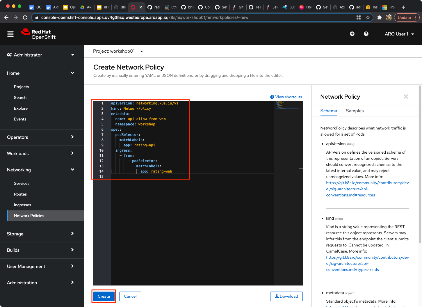 Red Hat OCP Workshop
